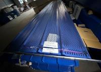China 5050mm Length RAL5000 Violet Blue Color Windbreak safety screen for Garden for sale