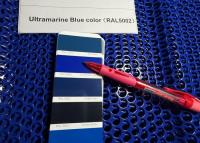China 940mm Width Ultramarine Blue Color RAL5002 Windbreak safety screen for Sport ground for sale