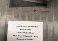 China SS304 101.6Mesh Stainless Steel Woven Wire Mesh for filter use for sale