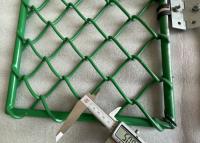 China Green Color 50mm*50mm hole size PVC Coated Helideck Safety Mesh For Perimeter use for sale