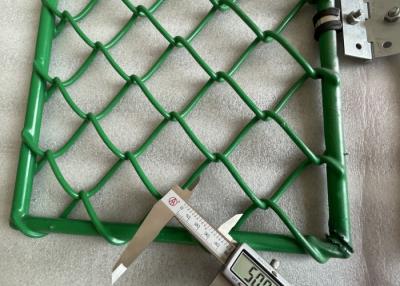 China Green Color 50mm*50mm hole size PVC Coated Helideck Safety Mesh For Perimeter use for sale