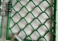 China Green Color 50mm*50mm hole size PVC Coated Helideck Safety Mesh For Perimeter use for sale