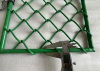 China 13mm diameter Rod bar frame PVC Coated Helideck Safety Mesh For Platforms Safety use for sale