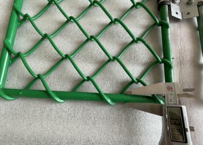 China Green color With Frame 13.1mm welded bar PVC Coated Helideck Safety Mesh For Heliport use for sale