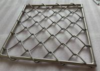 China 55mm Hole 4.0mm Thickness Stainless steel Helideck Safety Mesh For Heliport use for sale