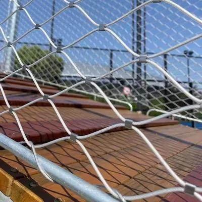China 3mm 5mm Diameter Stainless Steel Wire Rope Mesh for Safety Protection for sale