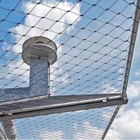 China 3mm 5mm Diameter Stainless Steel Wire Rope Mesh for Safety Protection for sale