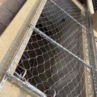 China Impact Resistant Wire Rope Mesh Bridge Safety Fall Protection Net Heavy Duty 4.0mm 5.0mm Cable High Breaking Force for sale