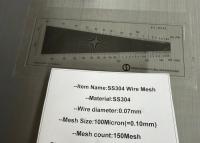 China 1Meter Width 150Mesh SS304 Stainless Steel Woven Mesh for Chemical industry use for sale