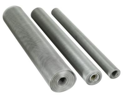 China 100 Mesh Stainless Steel Woven Wire Mesh High Temperature Resistant with Custom Width for Industrial Screening for sale