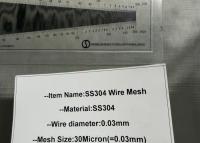 China 400Mesh 0.03mm Wire diameter SS304 Stainless Steel Woven Wire Mesh use for Oil industry for sale