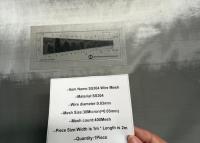 China SS304  400Mesh 0.03mm Wire diameter Stainless Steel Woven Wire Mesh use for Mining industry for sale