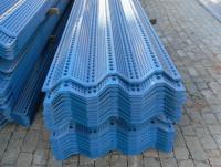 China Blue Color Windbreak Fence Panels with Max 11M Length and Above 20 Years Use Life for Coal Washing Plants for sale