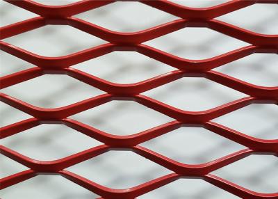 China 550mm width High Strength Construction install Expanded metal grating for sale