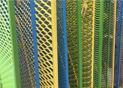 China 1.5mm thickness Gold color diamond protect mill steel expanded metal for sale
