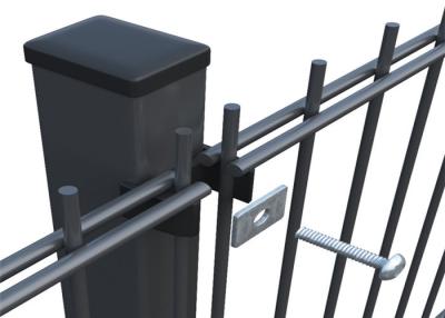 China Pvc Coated Double Wire Mesh Fence , Durable Metal Mesh Fencing Easy Install for sale