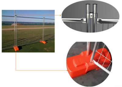 China Galvanized Steel Removable Wire Mesh Fence , Temporary Security Fencing for sale
