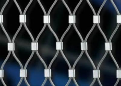 China Stainless Steel Rope Mesh Netting Strong Toughness Anti - Corrosive For Animal Zoo for sale