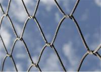 China Anti - Break Ss304 Wire Rope Netting , Strong Toughness Stainless Steel Zoo Mesh for sale