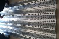 China Electrostatic Powder Coated Windbreak Fence Panels with 25%-40% Aperture Opening Rate for 65-85% Dust Suppression Effect for sale