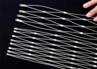 China Anti-Corrosive SS316 High Strength Diamond Hole Wire Rope Mesh for Safety Fencing for sale