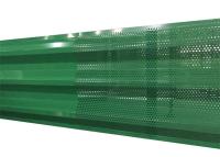 China Galvanized Steel Perforated Sheet Windbreak Fence Panels with 25%-40% Aperture Opening Rate for Dust Suppression and Anti-UV Protection for sale