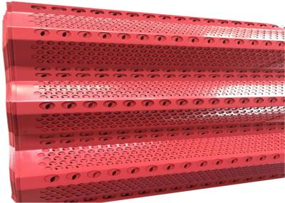 China Good Flame Retardancy Windbreak Fence Panels Dust Proof Red / Blue Color for sale
