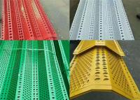 China Galvanized Steel Perforated Corrugated Windbreak Fence Panels with 25%-40% Aperture Opening Rate and 0.8mm Thickness for sale