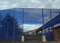 China Construction Use Windbreak Wall , Galvanized Steel Windproof Dust Fence for sale