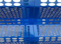 China Perforated Steel Pvc Coated Windbreak Panels , Anti Wind Dust Net Long Validity for sale
