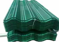 China Perforated Steel Pvc Coated Windbreak Panels , Anti Wind Dust Net Long Validity for sale