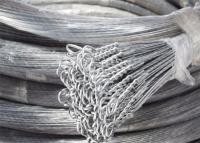China Rust Resistance High Tensile Strength Bale Ties Wire Quick Link Tie Wire 2.28m Length for Cotton Binding for sale