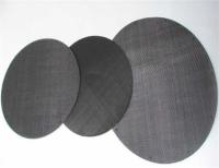 China 250mm Diameter 2mm Thickness Polished Stainless Steel Round Filter Sheet Wire Mesh Filter Panel for sale