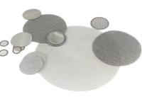 China 250mm Diameter 2mm Thickness Polished Stainless Steel Round Filter Sheet Wire Mesh Filter Panel for sale