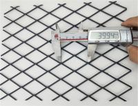 China 1.5m High Safe Use Sports Black Ground Install Expanded Wire Mesh for sale