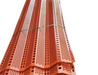 China High Strength Double Peak Type Windbreak Fence Panels with Galvanized Sheet for Wind Dust Net for sale