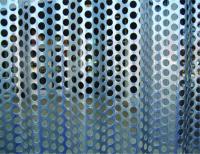 China 500mm Width Anti Wind Dust Net Windbreak Fence Panels In 1mm Galvanized Sheet for sale