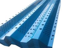 China 900mm Width Three Peak Perforated Dust Control Net Galvanized Steel Windbreak Fence Panel for sale