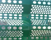 China Special Length 11 M Perforated Corrugated Steel Wind Dust Controlling Nets Twins Peaks for sale