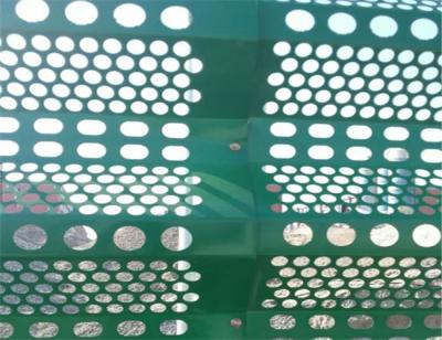 China Special Length 11 M Perforated Corrugated Steel Wind Dust Controlling Nets Twins Peaks for sale