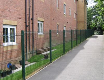 China Heavy Galvanised Steel Mesh Fence Panels 4mm Wire Rectangle Hole for sale