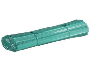 China Green PVC Coated Cut Striaght Wire 250mm length for sale