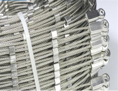China Superior 316l Aviary Stainless Steel Zoo Mesh 15 Years Long Use Easy Install for sale