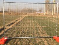 China 2.4m Height Hot Dipped Galvanized Anti-Climb Mesh Temporary Fencing System for Construction and Events for sale