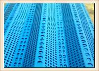 China 900mm Width Three Peak Perforated Dust Control Net Galvanized Steel Windbreak Fence Panel for sale