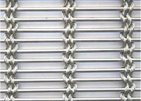 China Woven Stainless Steel Architectural 2mm Wire Mesh Curtain for sale