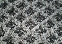 China Anti Climbing Security Fence BTO-22 Diamond Razor Mesh for sale