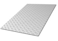 China 1.5mm Anti Slip 1060 Aluminium 5 Bar Tread Plate for sale