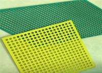 China 1.6mm Thickness Aluminum Perforated Metal Mesh with Custom Hole Shape for Hotel Applications for sale