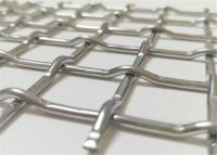 China Decorative Curtain Wall Corrugated Metal Crimped Woven Wire Mesh for sale